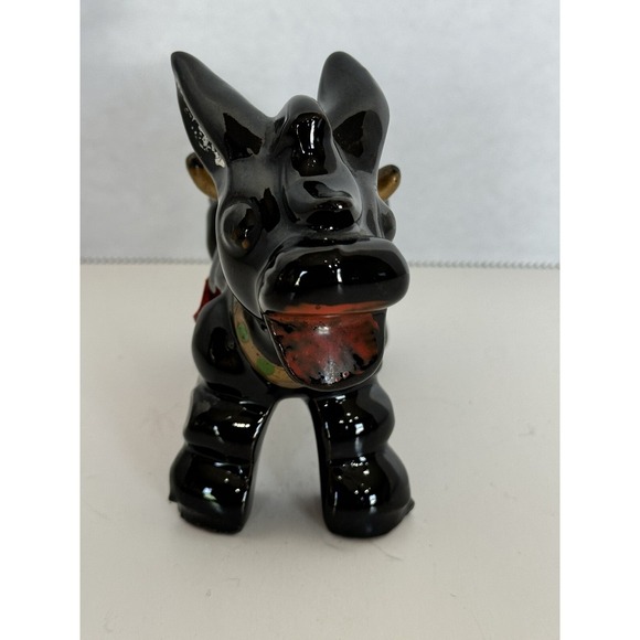 Art | Vintage Redware Ceramic Donkey Figurine Clay Burro Mule 6 Hand ...